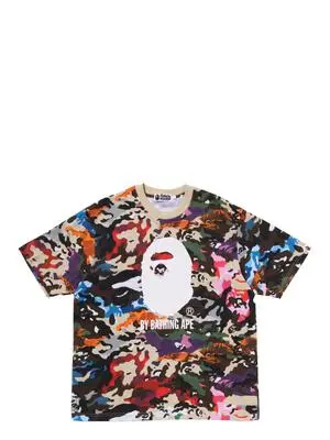 A BATHING APE Hybrid Camo Relaxed Fit T-shirt 'multicolor - Multi-color