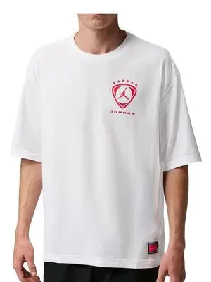 JORDAN Jordan Brooklyn T-shirt 'white University Blue'
