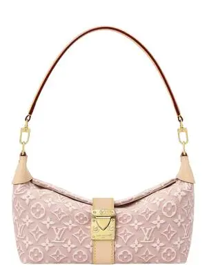 LOUIS VUITTON Pochette Mia Textile Shoulder Bag - Rose