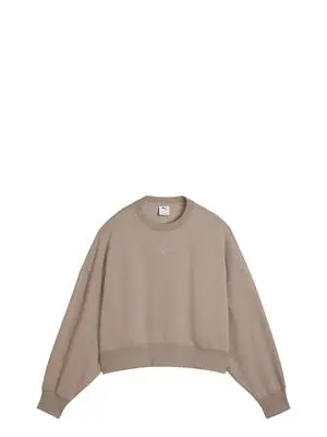 PUMA PUMA X Hyrox Heavyweight Crew Sweatshirt Mouse Gray