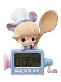 POP MART Dimoo World X Pixar Series Timer Fridge Magnet Remy - Multi-color