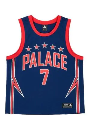 PALACE Lightning Basketball Jersey - Navy/red