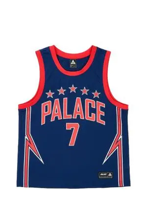 PALACE Lightning Basketball Jersey - Navy/red