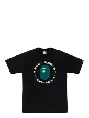 A BATHING APE Colors Busy Works Sta T-shirt - Black