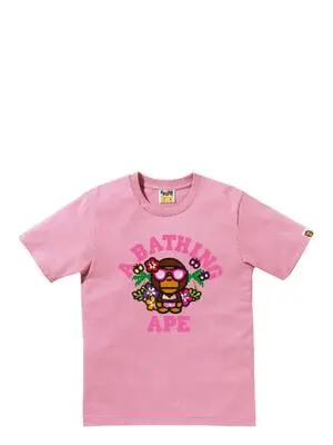 A BATHING APE Graphic T-shirt - Pink