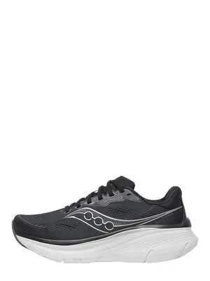 Saucony Guide 19 Wide Athletic Sneakers - Black/silver