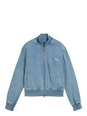 PUMA Future.archive Washed Twill Short Jacket - Cool Blue
