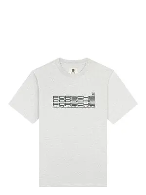 Aimé Leon Dore X Porsche Racing T-shirt - Silver Mix