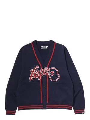 A BATHING APE Sweat Cardigan - Navy