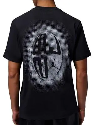 JORDAN Sport Dri-fit Graphic T-shirt 'black White - Black/white