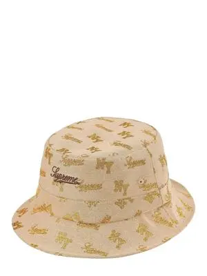 Supreme Ss26 Monogram Crusher Hat - Tan