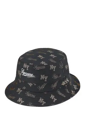Supreme Monogram Crusher Hat - Black