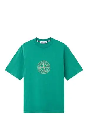 Stone Island 2100001 All Around Compass T-shirt - Malachite