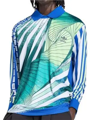 Adidas Archive Loose Goalkeeper Long Sleeve Shirt - Power Blue