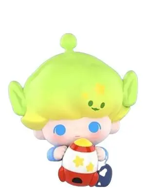 POP MART Pop Bean Dimoo World X Pixar Series Dimoo As Alien Collectible - Multi-color