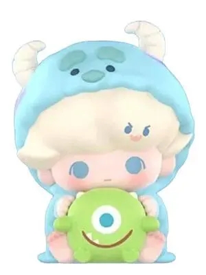 POP MART Pop Bean Dimoo World X Pixar Series Dimoo As Sulley Collectible Figure - Multi-color