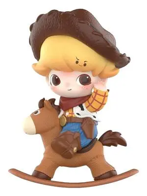 POP MART Dimoo World X Pixar Series Figure: Dimoo As Woody - Multi-color
