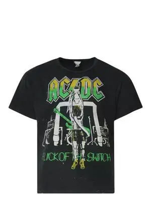MadeWorn Ac/dc Power Surge Graphic Tee - Black