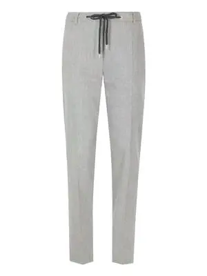 ELEVENTY Eleventy Drawstring Waist Tailored Trousers