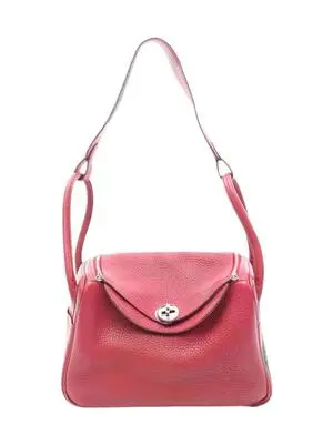 Hermès 26 Lindy Shoulder Bag - Red