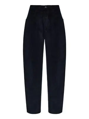 RÓHE Corduroy Wide-leg Pants - Black