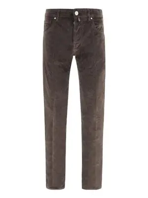 Jacob Cohen Slim Corduroy Pants - Brown
