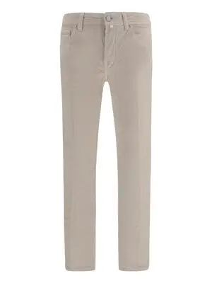 Jacob Cohen Slim Fit Corduroy Pants - Beige
