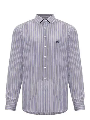 Etro Embroidered Striped Shirt - No