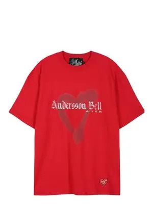 Andersson Bell Heart-shaped T-shirt - Red