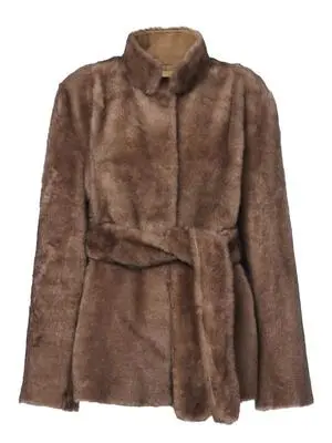 Nour Hammour Elsa Shearling Jacket - Brown