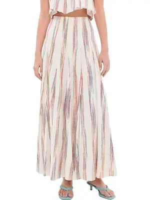 Rosie Assoulin Million Pleats Skirt - Rainbow