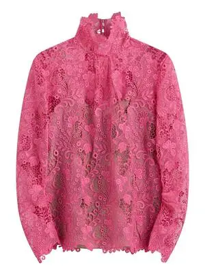SCANLAN THEODORE SCANLAN THEODORE Lace Funnel Neck Blouse