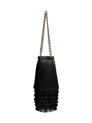 Scanlan Theodore The Fringed Drawstring Bag - Black