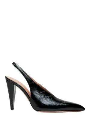 Scanlan Theodore Pointed Slingback 10 - Black