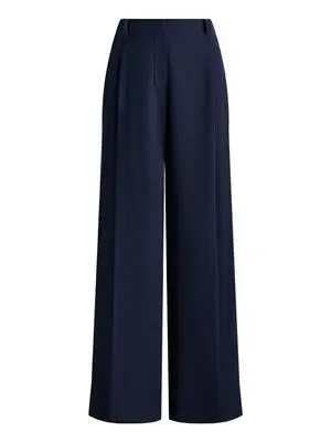 Scanlan Theodore Pleat Drape Tailored Trouser - Navy
