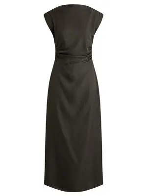 Scanlan Theodore Silk Jacquard Dress - Jungle