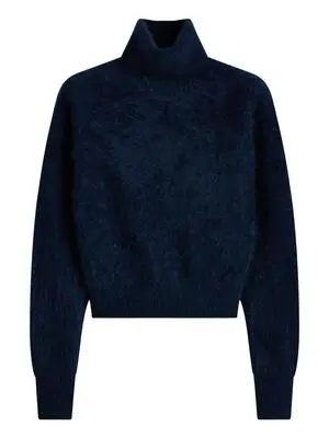 Scanlan Theodore Scanlan Theodore US Brushed Cashmere Shoulder Pad Sweater Navy