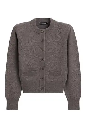 Scanlan Theodore Cashmere Wool Cardigan - Truffle