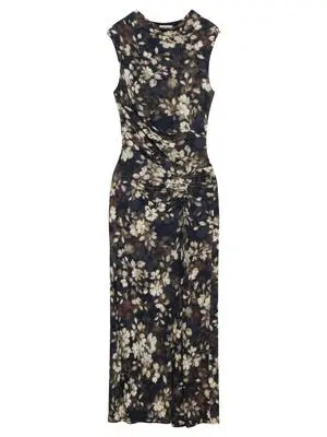 Simkhai Acacia Draped Jersey Midi Dress - Multi