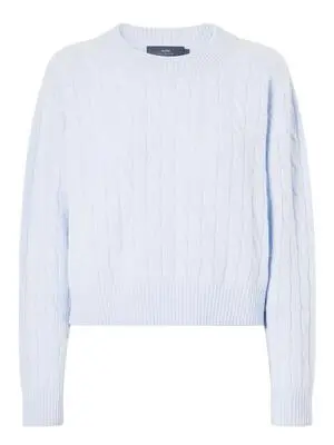 Arch4 Tinka Cable-knit Cashmere Sweater - Blue