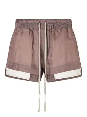 Rick Owens Rick Owens Tower Fog Shell Shorts Grape