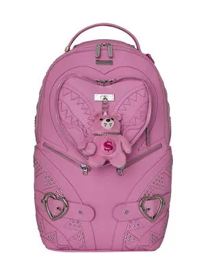 SPRAYGROUND Heartbreaker Backpack With Teddy Bear Charm - Multicolor