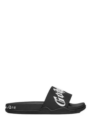 GODSPEED Logo Print Slides - Black