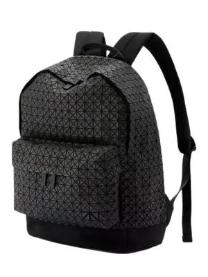 Issey Miyake Geometric Panelled Backpack - Black