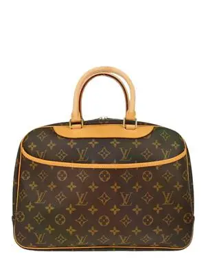 LOUIS VUITTON Monogram Deauville Tote Bag - Brown