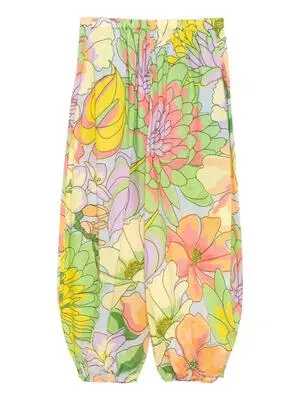Farm Rio Spring Affair Balloon Pants - Green