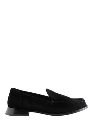 Quince Italian Leather Venetian Loafer - Black