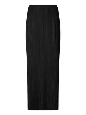 PLEATS PLEASE Issey Miyake Plissé Midi Skirt - Black