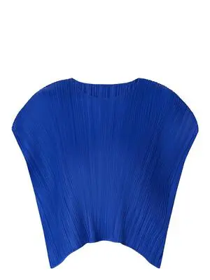 Issey Miyake Plissé Blouse - Blue