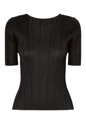 PLEATS PLEASE Issey Miyake Plissé Shirt - Black
